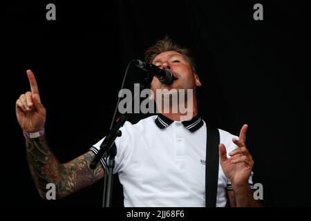 Jon Windle lead singer of Little Man Tate Stock Photo - Alamy