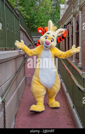 Rabbit character at DIsney Magic Kingdom Stock Photo - Alamy