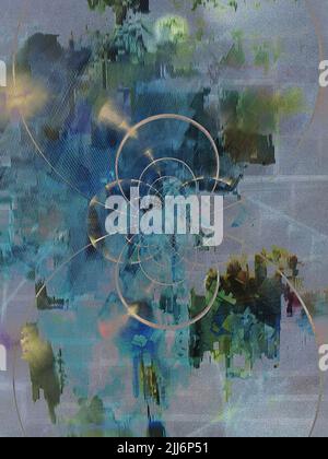 Modern messy abstract. 3D rendering Stock Photo - Alamy