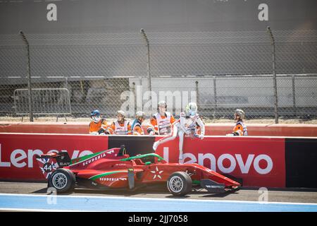 Abbie Eaton, from Scuderia W, during the W Series free practice during ...