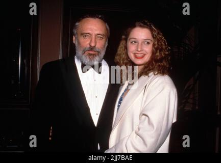 Dennis Hopper and Katherine LaNasa Circa 1990's Credit: Ralph Dominguez ...