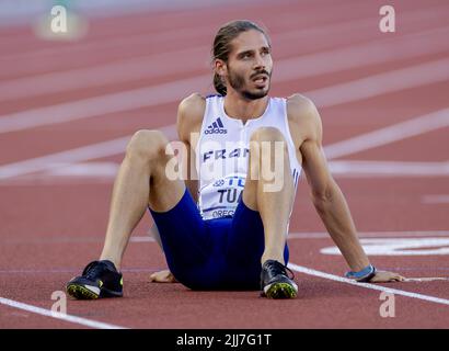 EUGENE - Gabriel Tual (FRA) in action during the ninth day 800 meters ...