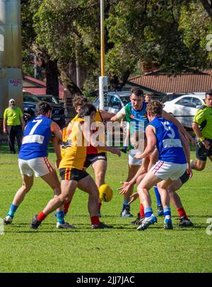 WAAFL 2021 football C5 grade Amateurs grand final between Trinity ...