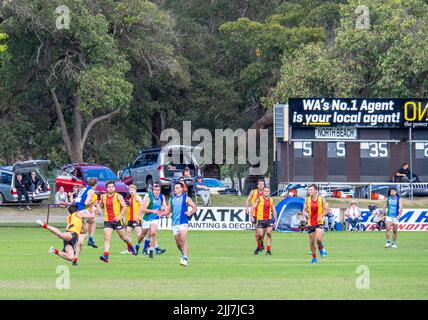 WAAFL 2021 football C5 grade Amateurs grand final between Trinity ...