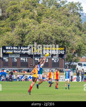 WAAFL 2021 football C5 grade Amateurs grand final between Trinity ...