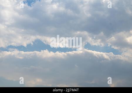 Fascinating sky and clouds natural scenery in summer Stock Photo - Alamy
