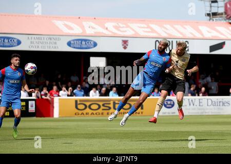 Adam Thompson of Orient scores the first goal for his team and ...