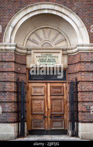 Swimming pool at Ironmonger Row Baths Refurbishment, Islington, London ...