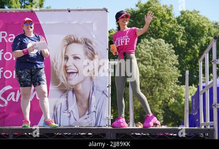 Former Girls Aloud band member Cheryl at the Race for Life for Sarah at ...