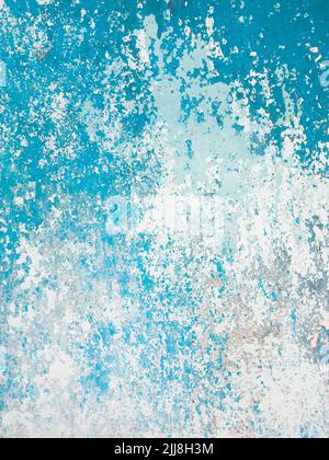 shabby flaky blue paint background abstract design Stock Photo - Alamy
