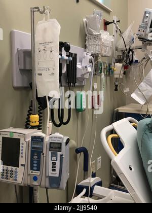 High-Tech Hospital Bed Stock Photo - Alamy