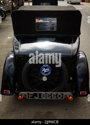 Austin Seven motorcar - part of 1000 cars gathered together at Moreton ...