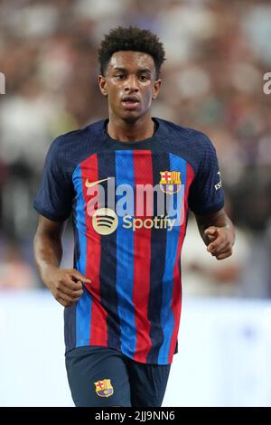 Alejandro Balde during the friendly match between FC Barcelona and Club ...