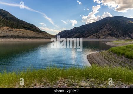 Scenic landscape in Rifle Gap State Park, Colorado Stock Photo - Alamy