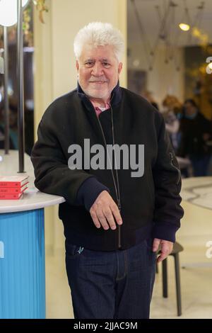 Pedro Almodovar during the presentation of the script book "Madres ...