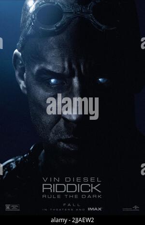 VIN DIESEL POSTER, RIDDICK, 2013 Stock Photo - Alamy