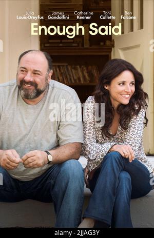 JAMES GANDOLFINI, JULIA LOUIS-DREYFUS POSTER, ENOUGH SAID, 2013 Stock ...