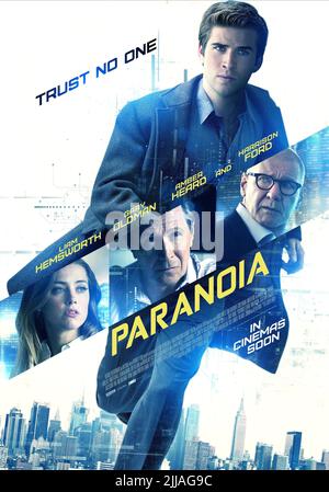 HARRISON FORD, GARY OLDMAN, PARANOIA, 2013 Stock Photo - Alamy