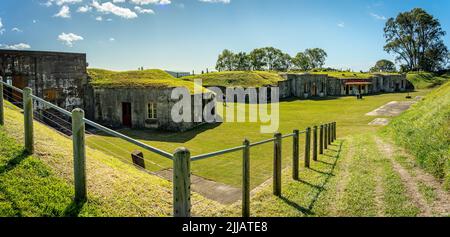 Brisbane, Australia - Old military base buildings at Fort Lytton Stock ...