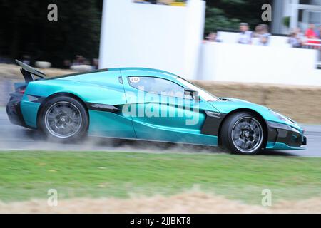 Koenigsegg Revera racing car at the Festival of Speed 2022 at Goodwood ...