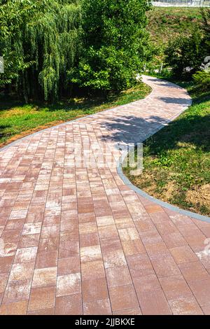New walking trail on Mojmilo Hill Stock Photo - Alamy