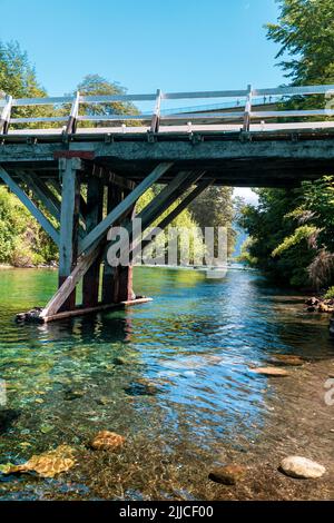 A beautiful bridge constructed above the water in Pittsburgh ...