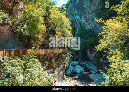 Horma Canyon. Kure Mountains National Park. Horma Canyon hiking trail ...