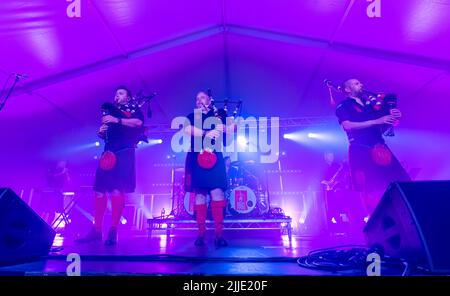 22 July 2022. Fochabers, Moray, Scotland. This is the Red Hot Chilli ...