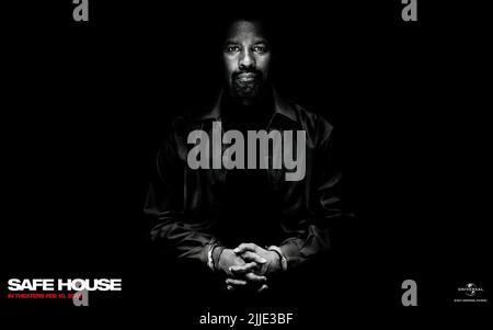 DENZEL WASHINGTON POSTER, SAFE HOUSE, 2012 Stock Photo - Alamy