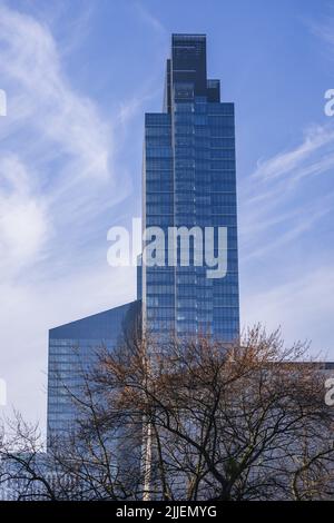 Warsaw UNIT office skyscraper in Warsaw, capital of Poland Stock Photo ...