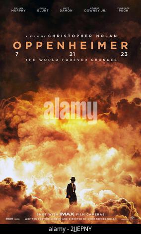 OPPENHEIMER, poster, Cillian Murphy as J. Robert Oppenheimer, 2023 ...