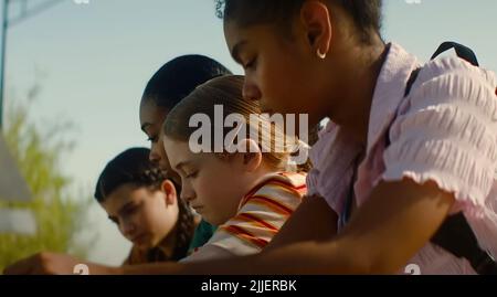 SUMMERING, from left: Eden Grace Redfield, Sanai Victoria, Madalen ...