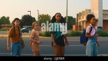 SUMMERING, from left: Madalen Mills, Sanai Victoria, Eden Grace ...