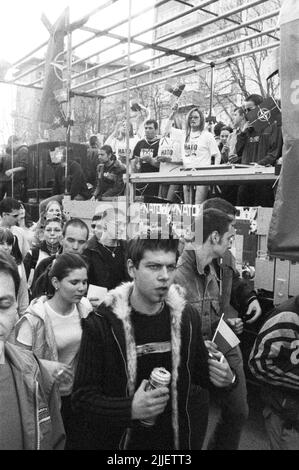 Street parade on the occasion of Bulgaria's accession to NATO, Vitosha ...