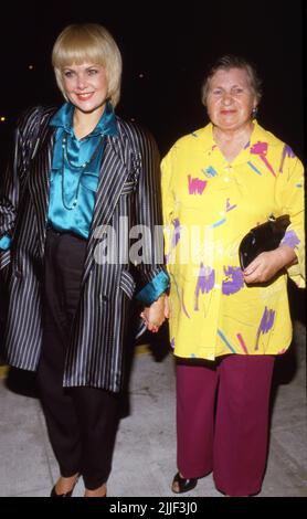 Ann Jillian and mother Margaret Nauseda Circa 1980's Credit: Ralph Dominguez/MediaPunch Stock ...