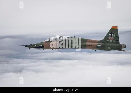 T-38 Talon aircraft assigned to the 80th Flying Training Wing, Sheppard ...