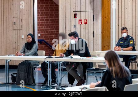 Estenfeld, Germany. 26th July, 2022. An exterior view of the White Mill ...