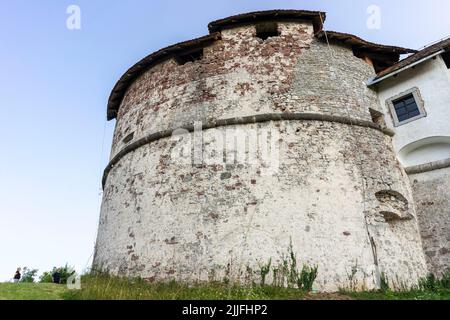 Turjak castle is one of the biggest still standing castles in Slovenia ...