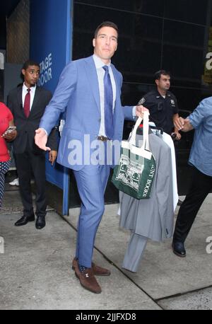 July 25, 2022 Will Reeve on the set of Good Morning America in New York ...