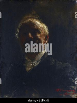 Antonio Mancini (1852-1930), Self Portrait of the Italian painter ...