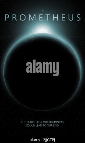 MOVIE POSTER, PROMETHEUS, 2012 Stock Photo - Alamy