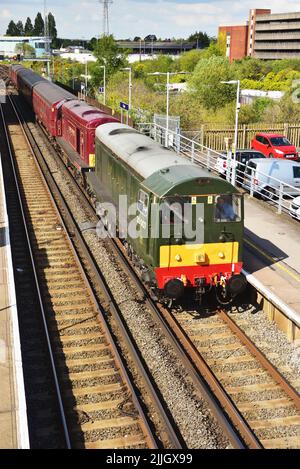 London Underground Class 20 diesel locomotive 20227 on loan to the ...