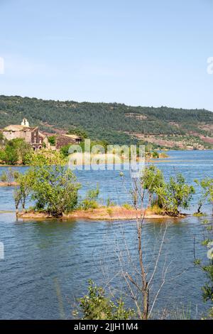 France, Herault, Celles, Lake Salagou Stock Photo - Alamy