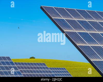Photovoltaic system in the Cadiz countryside Stock Photo - Alamy