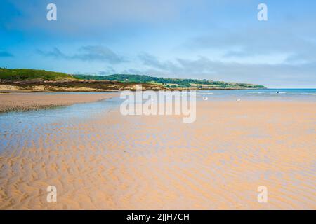 View of Lligwy Bay, Isle of Anglesey, North Wales, UK. Taken on 14th ...