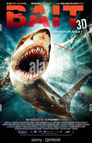 SHARK POSTER, BAIT, 2012 Stock Photo - Alamy