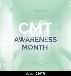 Composition of cmt awareness month text with diverse people holding ...