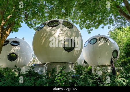 s-hertogenbosch, netherlands, 14 july 2014, spherical houses ...