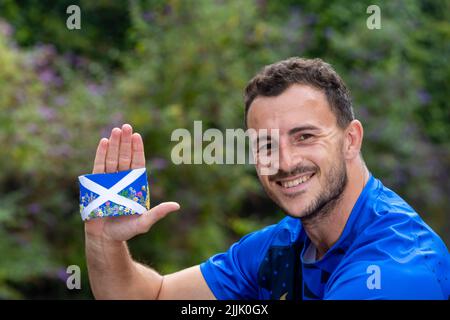 Handout photo dated 26-07-2022 of Team Scotland's Jamie Farndale as ...