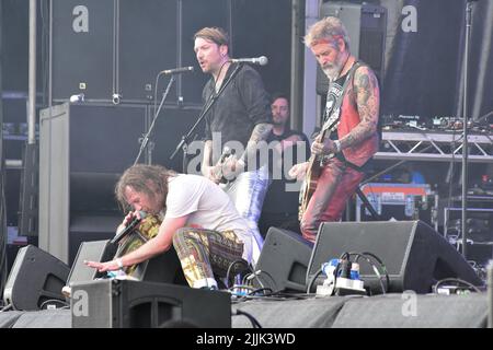 Tony Wright And Mark Yates From Terrorvision Performing Live On Stage ...